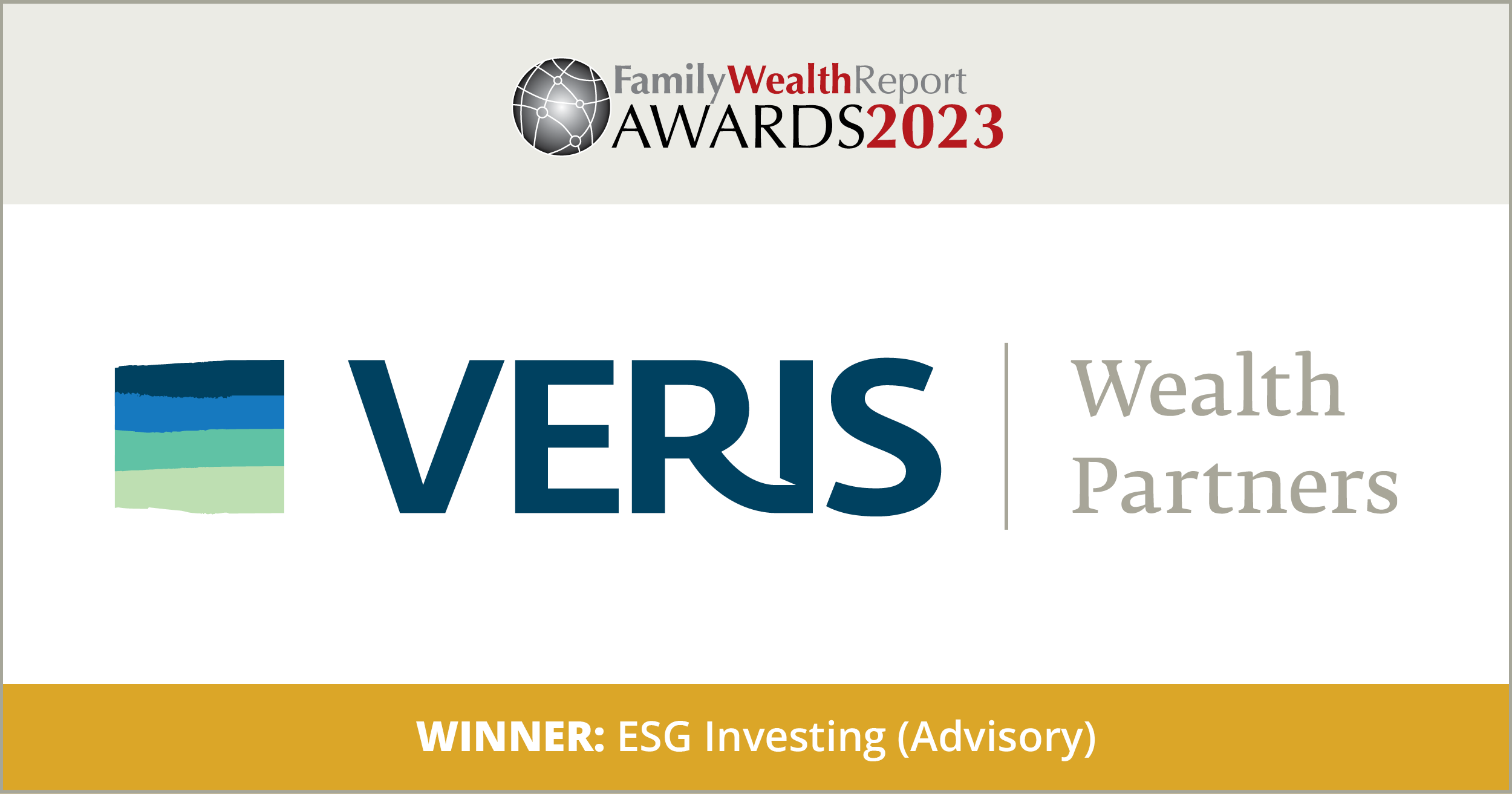 Veris Wealth Partners Recognized as Best ESG Investing (Advisory) Firm ...